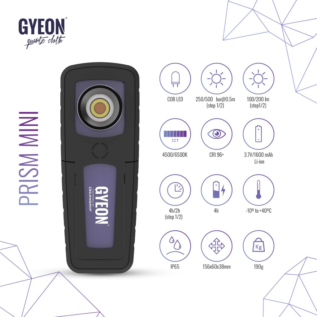 GYEON – Q²M PRISMA MINI – LINTERNA DE INSPECCIÓN – Detailings Shop Chile